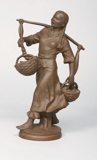 Max Bochmann: A Böttger stoneware figure 'Korean woman' [51252]