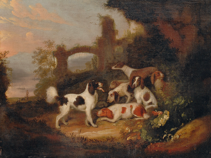 Adriaen Cornelisz. Beeldemaker: Rastende Jagdhunde [68371]
