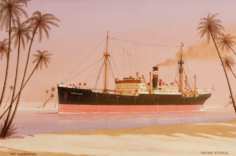 Peter Storck: Die Uruguay im Suezkanal [78863]