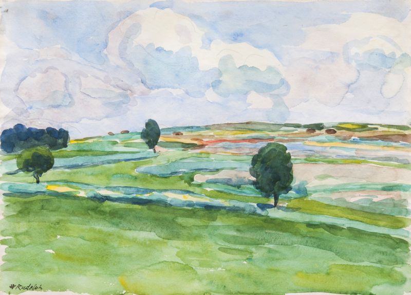 Wilhelm Rudolph: Sommerlandschaft [92913]