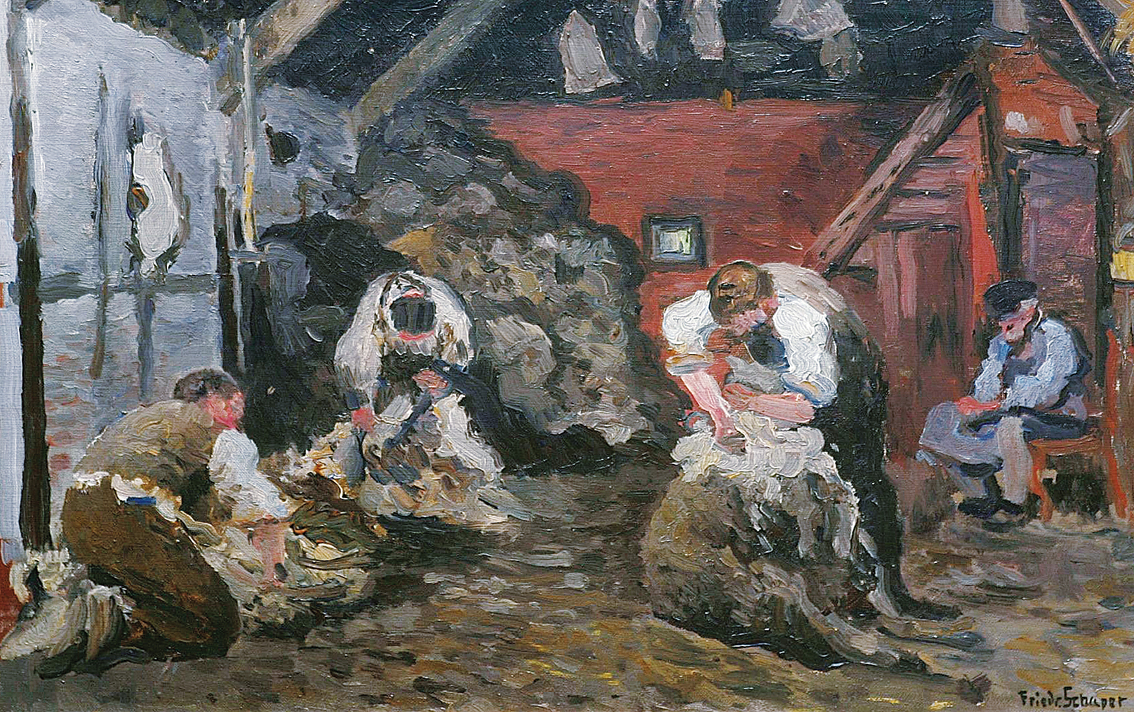 Friedrich Schaper (Braunschweig 1869 - Hamburg 1956) - Künstler