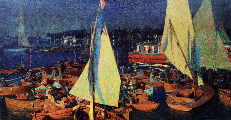 Heine Rath - Die Außenalster bei Bobby Reich