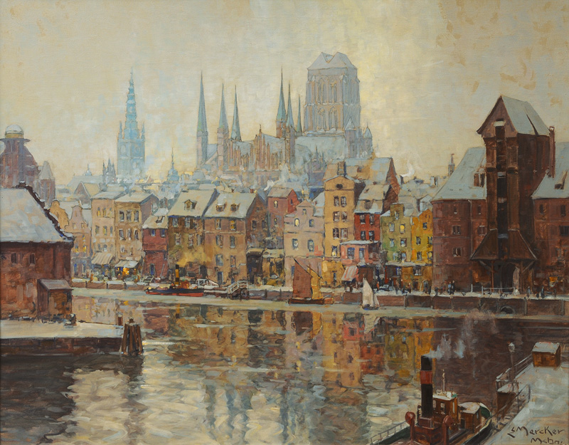 Erich Mercker - Panorama von Danzig