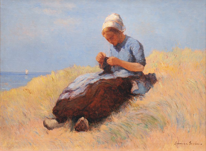 German Grobe (Hanau 1857 - Düsseldorf 1938) - Künstler