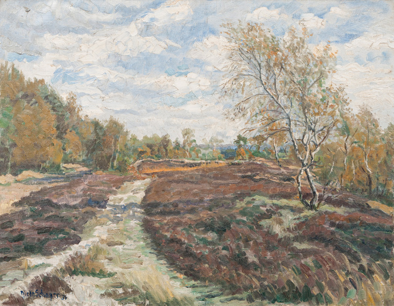 Friedrich Schaper - Weg durch die Heide