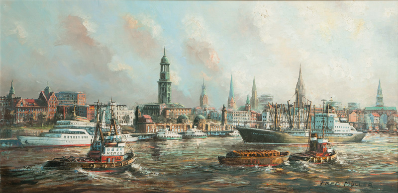 Fred Müller - Hamburger Hafen