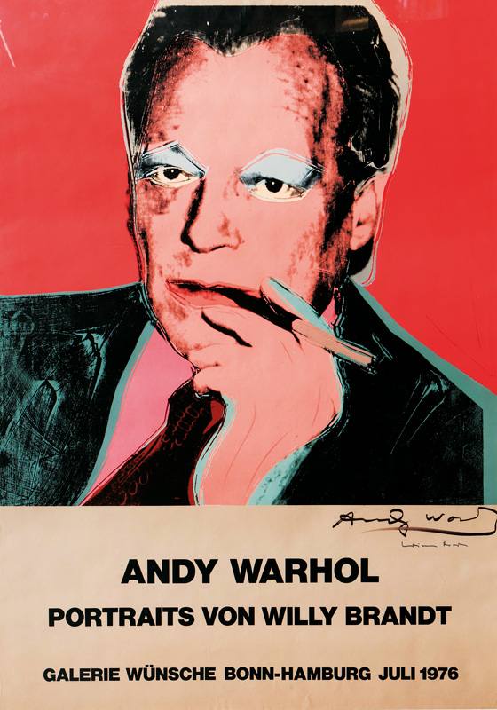 Andy Warhol Willy Brandt