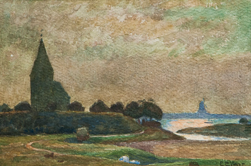 Ernst Eitner - Kirche auf Poel