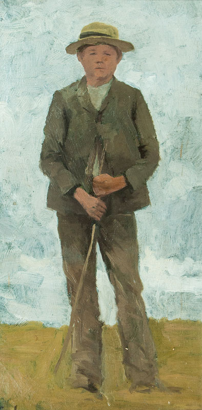 Carlos Grethe - Hirte mit Stab