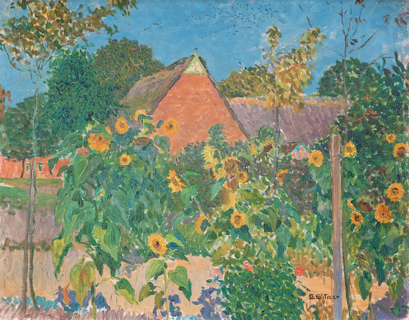 Ernst Eitner - Blühender Bauerngarten