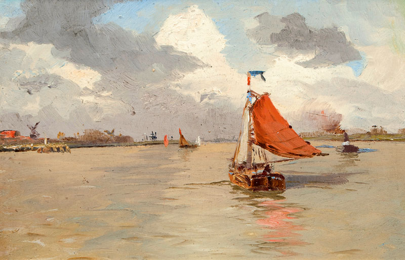 Carl Becker (Hameln 1862 - Blankenese 1926) - Künstler