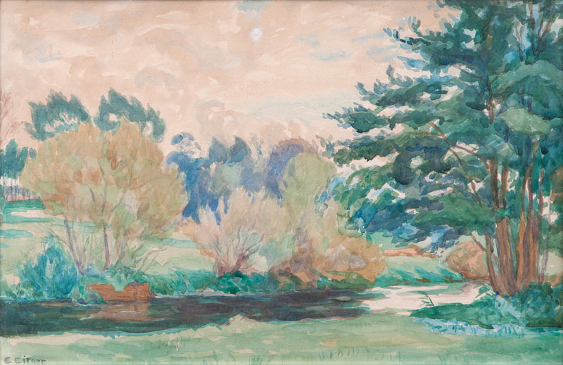 Ernst Eitner - Die Alster bei Fuhlsbüttel