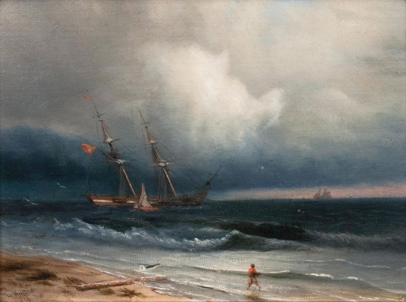 L. Küttner, tätig Ende 19. Jh.: Ship [99317]