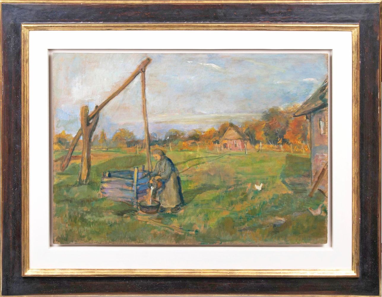 Lisel Oppel: Farmer Woman by a Well [99860]