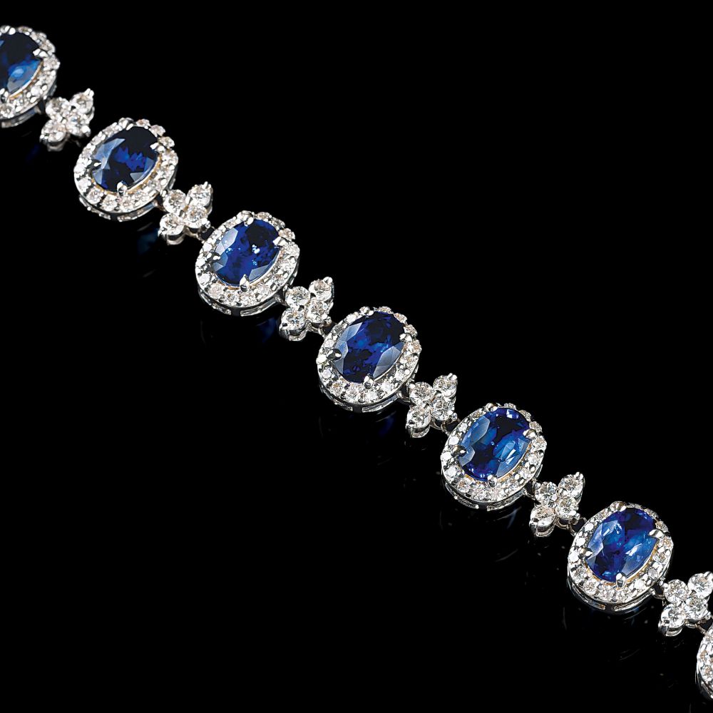 Saphir-Brillant-Armband [104757]