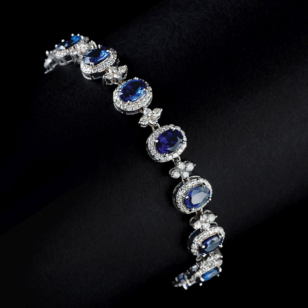 Saphir-Brillant-Armband [104757]