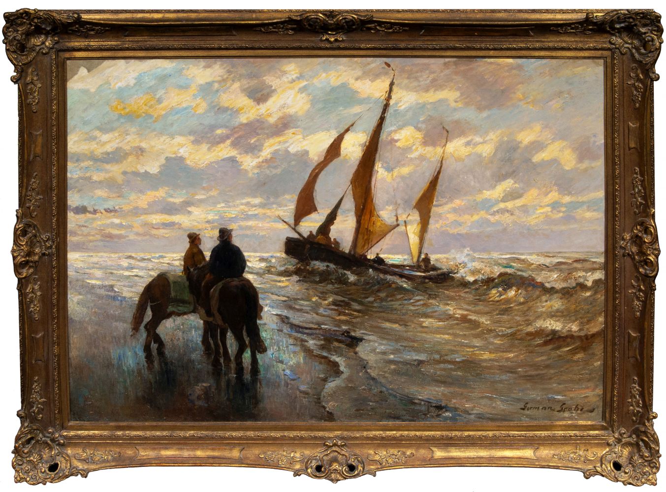 German Grobe: Fisherfolk on the Beach [104770]