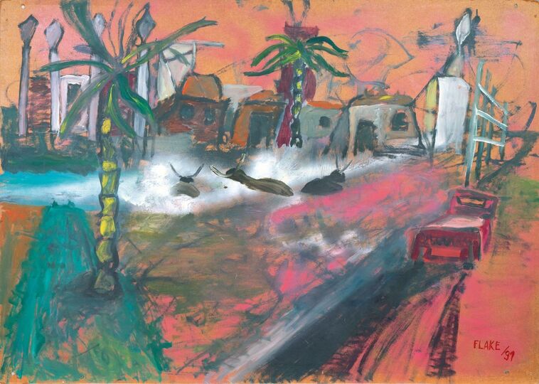 Flake Lorenz, Keyboarder von Rammstein: Wasserbüffel in Fayyum [104508]