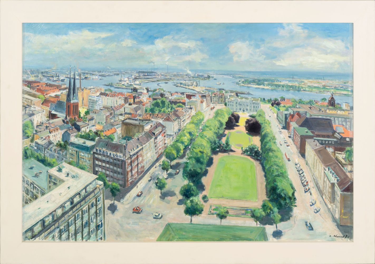 Erich Wessel: Blick über Altona [105660]