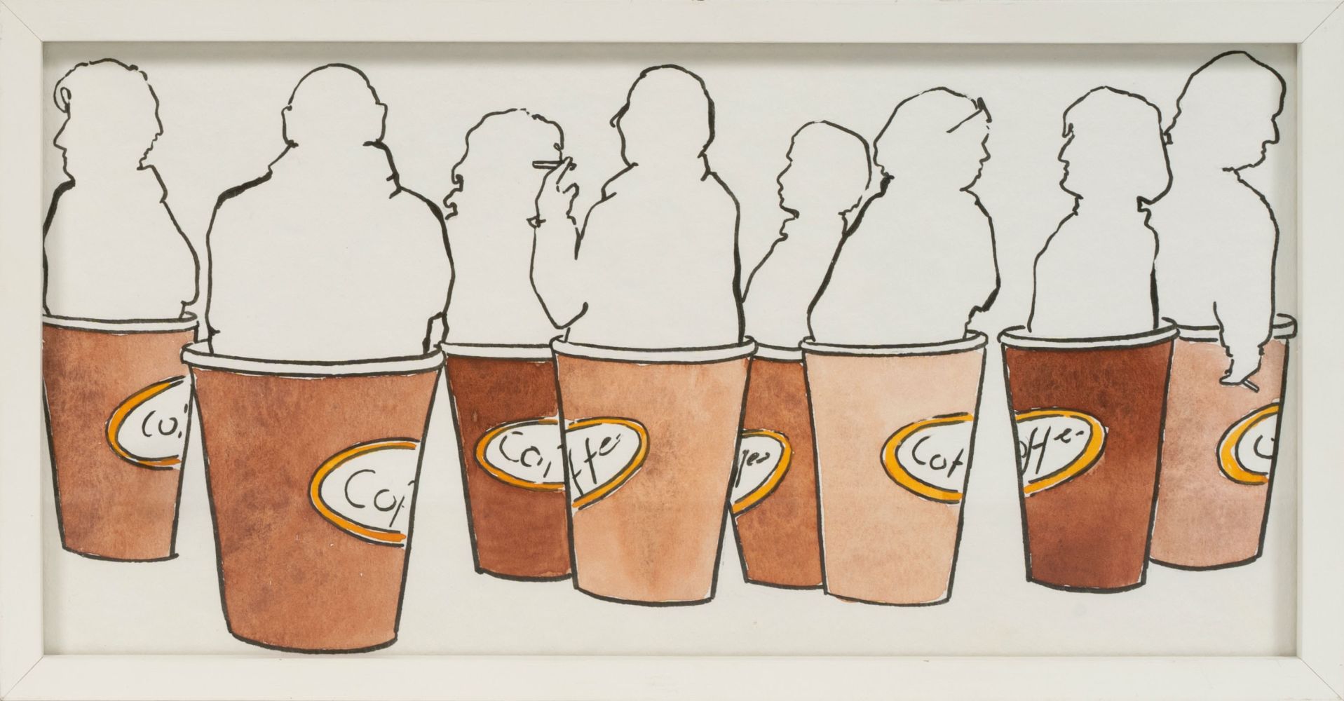 Kerstin Mempel: 5 Werke 'Coffee Collection' [105735]