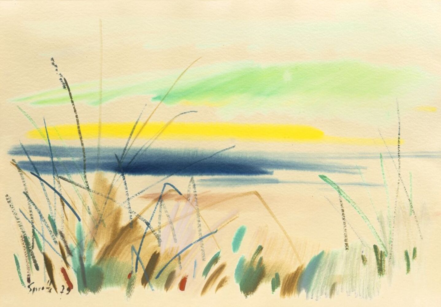 Siegward Sprotte: Grasses by the Sea