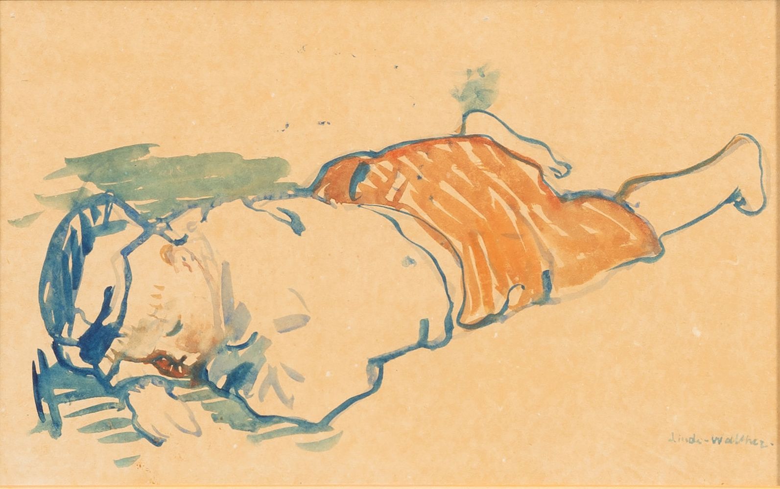 Heinrich Linde-Walther: Lying Boy [107662]