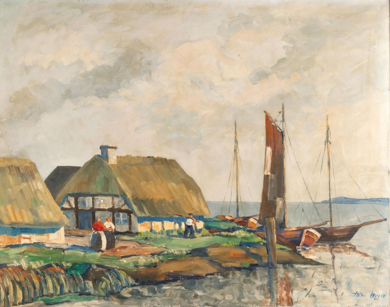 Tom Beyer: Village by the Baltic Sea