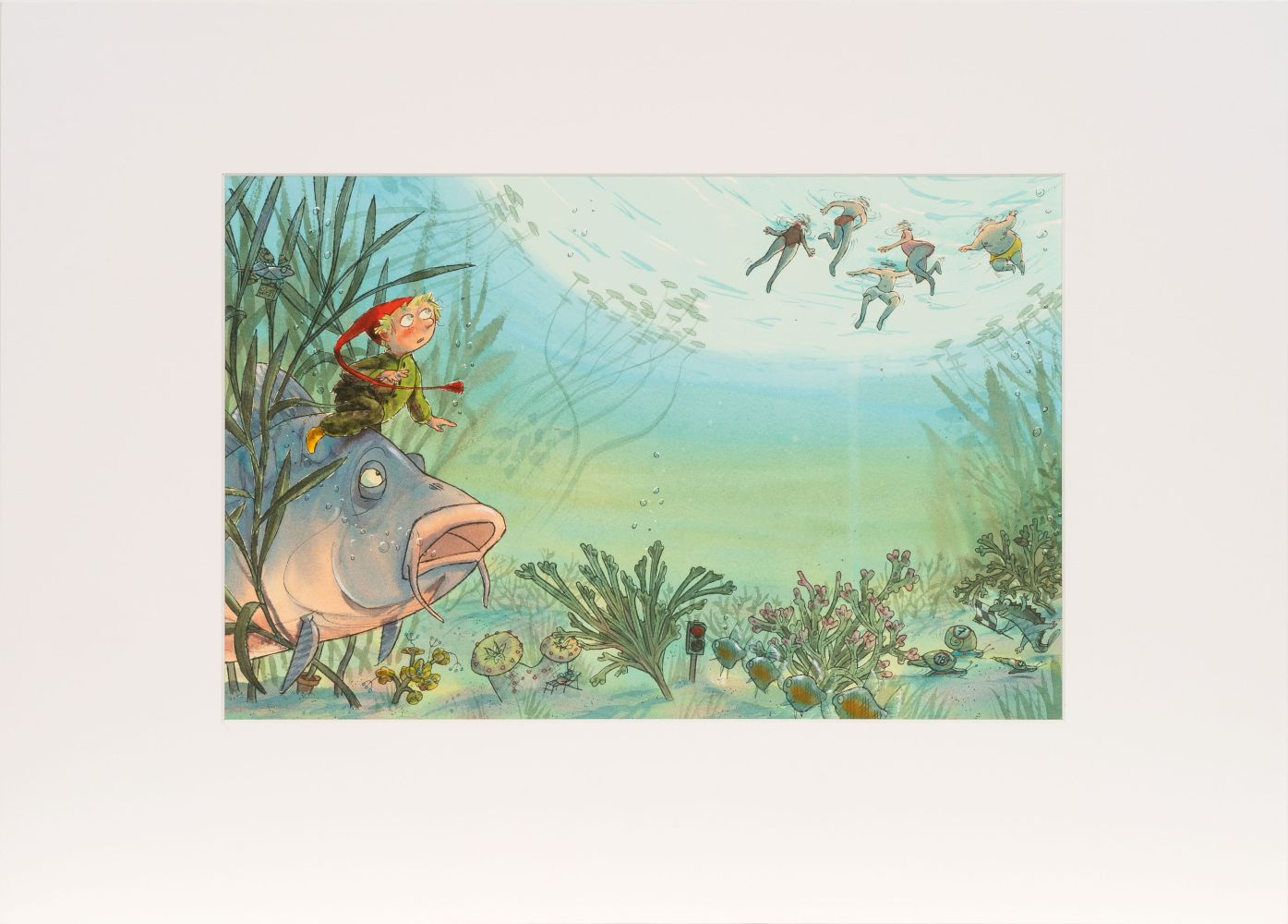 Daniel Napp: Three Watercolours: The Little Water Sprite [108351]