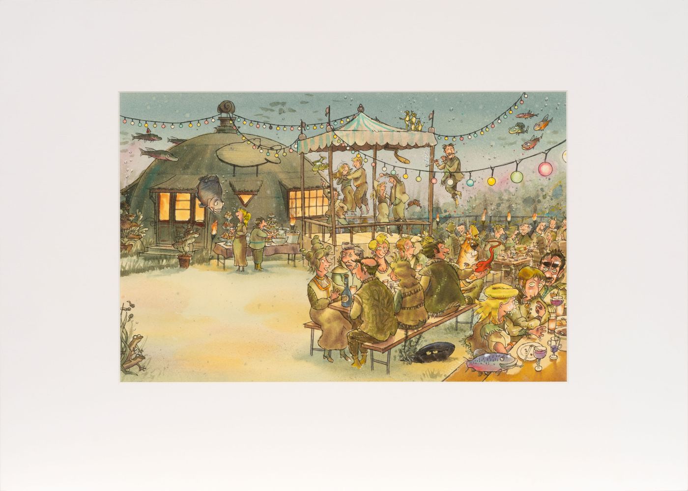 Daniel Napp: Three Watercolours: The Little Water Sprite [108351]