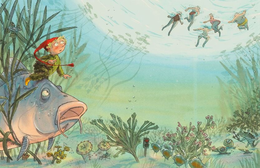 Daniel Napp: Three Watercolours: The Little Water Sprite [108351]